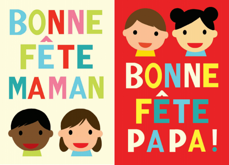 Des cartes à offrir pour la fête des pères et la fête des mères