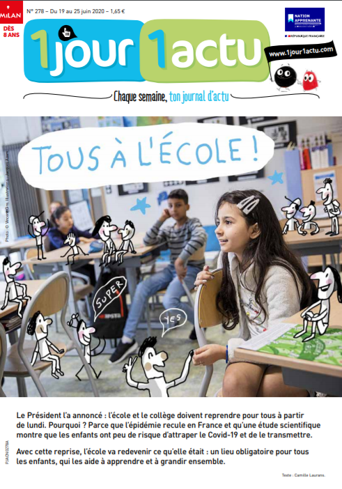 1 jour 1 actu : en période d'épidémie c'est encore plus important d ...